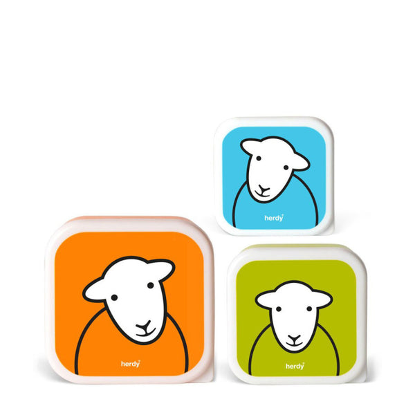 Herdy Reusable Snack Boxes x3 – Green Kidz Collective